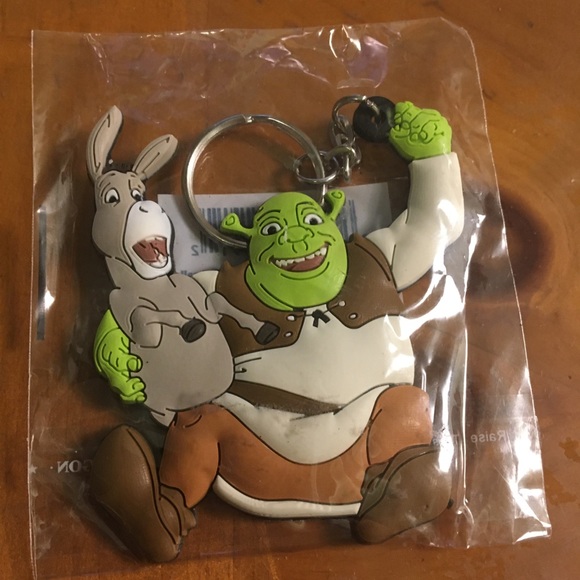 Disney | Accessories | Shrek 2 Disney Dreamcast Shrek Donkey Keychain ...